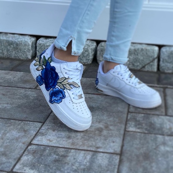 Shoes | Custom Rose Shoes Af1 | Poshmark